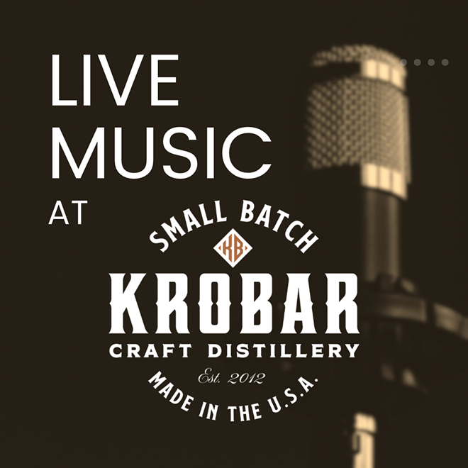 Live Music at Krobar | Krobar Craft Distillery | Live Music, Music ...