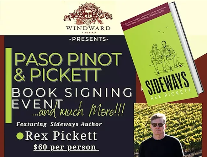 Sideways author Rex Pickett holds book signing in Paso Robles | Arts ...